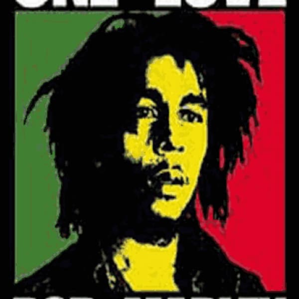 Bob Marley One Love Flag - Etsy
