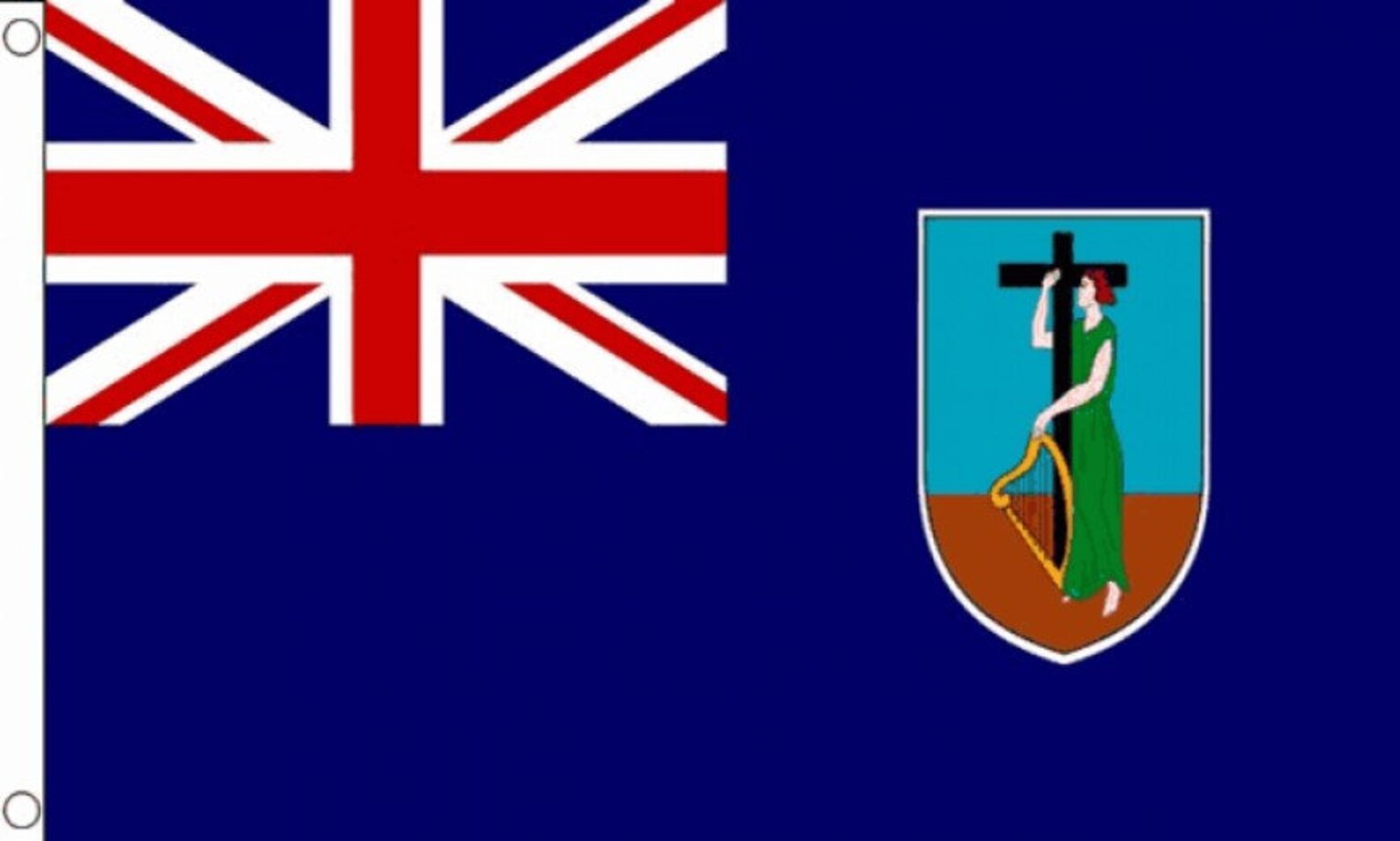 MONTSERRAT FLAG 5X3 FEET (150cm X 90cm) - Etsy