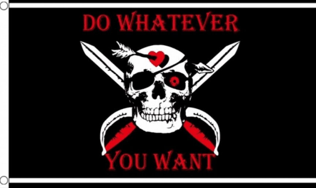 Do Whatever You Want PIRATE Flag 5x3 Feet (150cm X 90cm) - Etsy