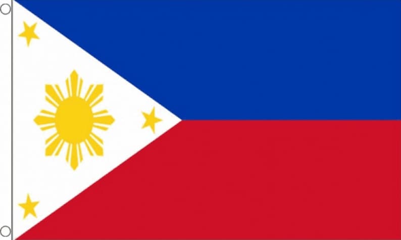 PHILLIPINES FLAG 5X3 FEET (150cm X 90cm) - Etsy