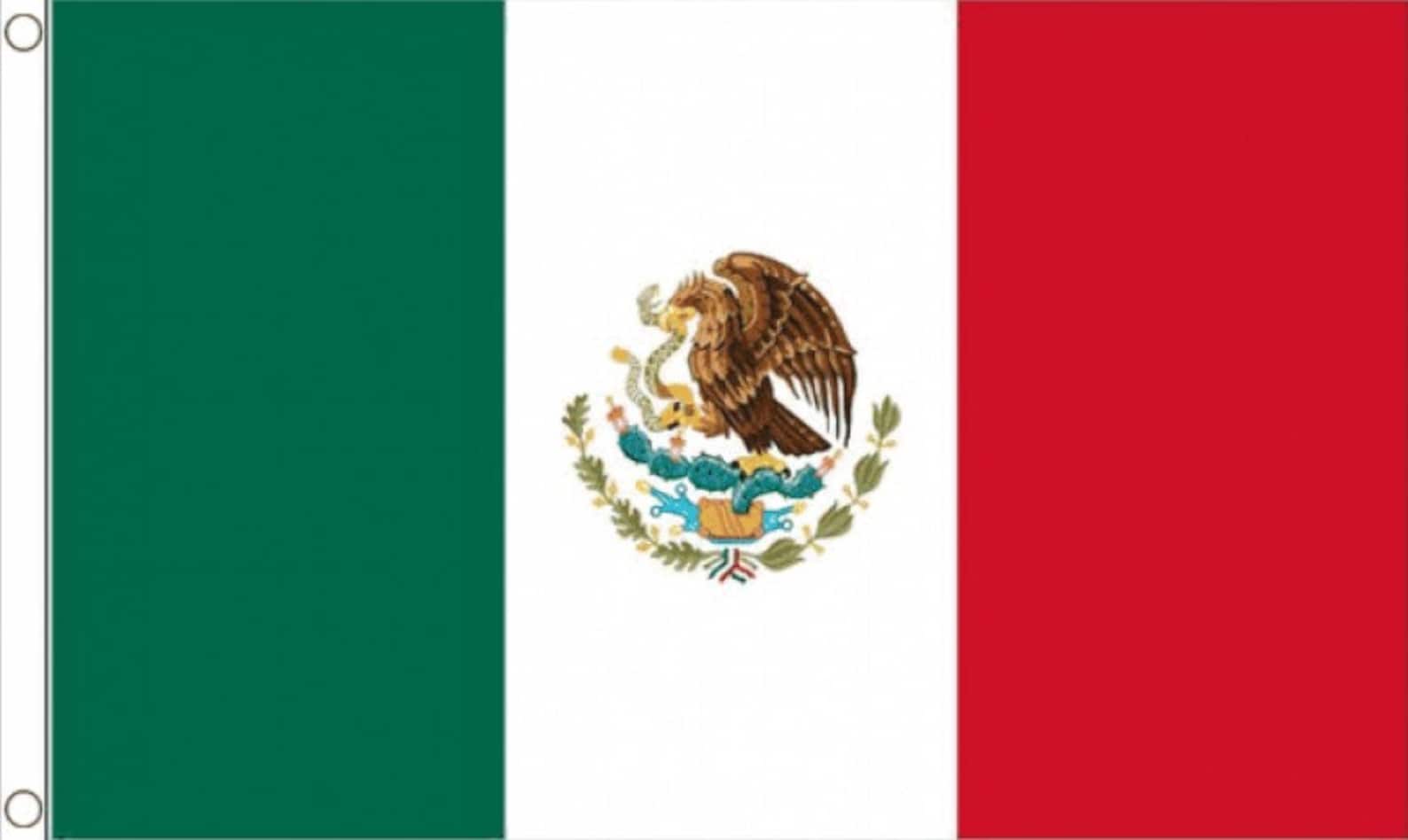 MEXICO FLAG 5X3 FEET (150cm X 90cm) Mexican Flags - Etsy