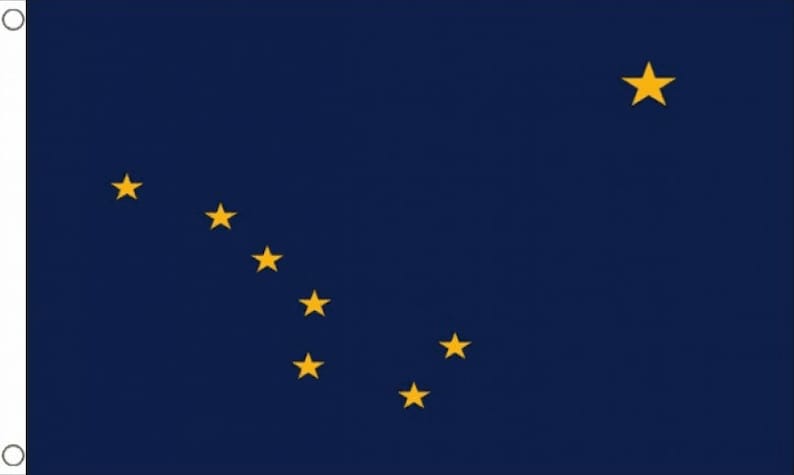 ALASKA FLAG USA 150cm X 90cm Alaskan Flags 5x3 Feet - Etsy
