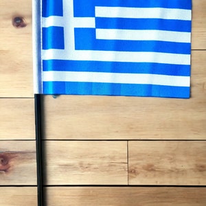 GREECE Table Flag 15cm X 10cm STANDS 25cm Tall in Base - Etsy