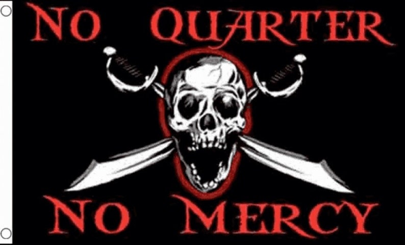 No Quarter No Mercy Pirate Flag 5x3 Feet (150cm X 90cm) - Etsy