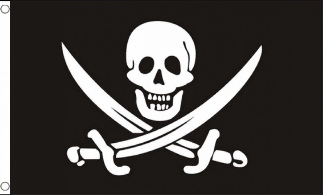 CALICO JACK RACKHAM Pirate Flag 5X3 Feet (150cm X 90cm) - Etsy