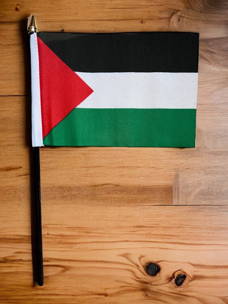 PALESTINE TABLE FLAG 15cm X 10cm Stands 25cm in Base Gaza West Bank - Etsy