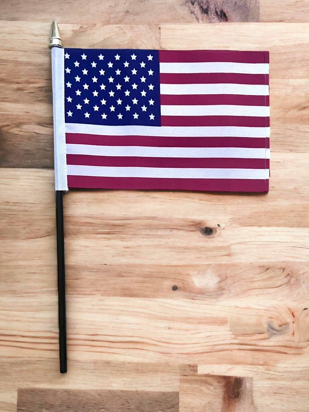 U.S.A. Small Hand Waving 15cm X 10cm FLAG United States of America 25cm ...