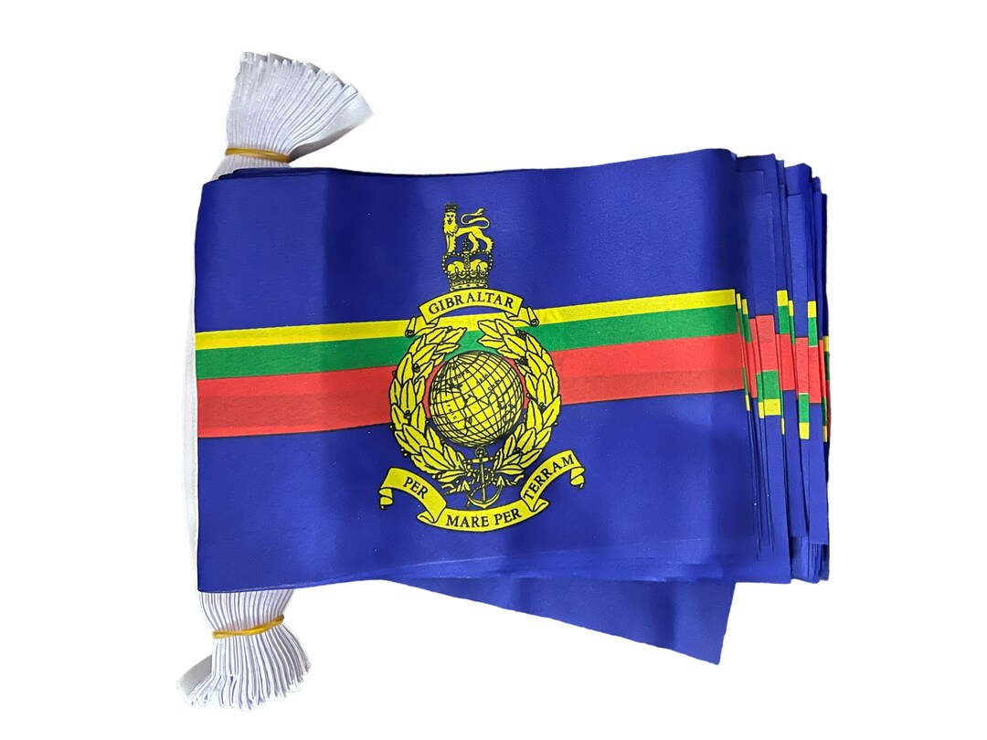 ROYAL MARINES Flag Bunting 9 Metres 30 Flags British MILITARY - Etsy