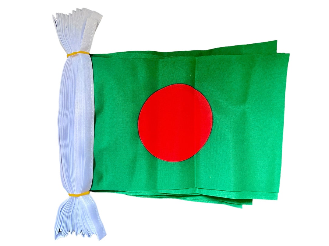 BANGLADESH BUNTING 9 Metres 30 Flags Flag - Etsy