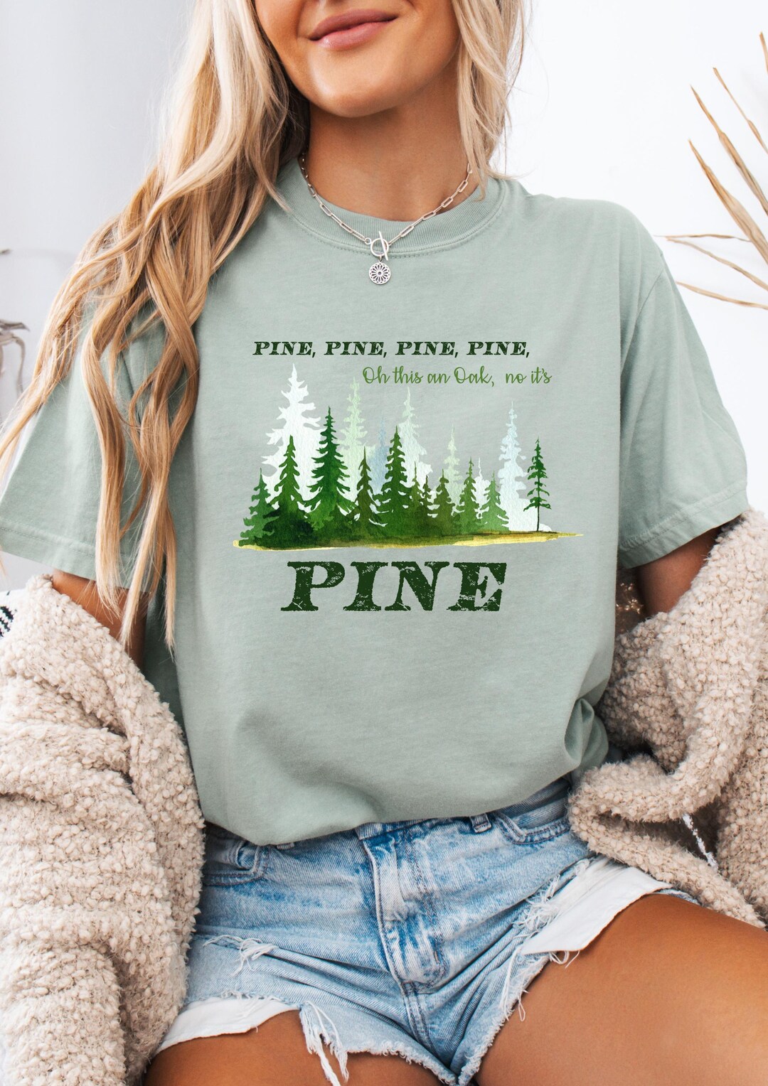 Pine Tree Shirt, Pine Tree T Shirt, Camping Shirt, Hiking Shirt ...