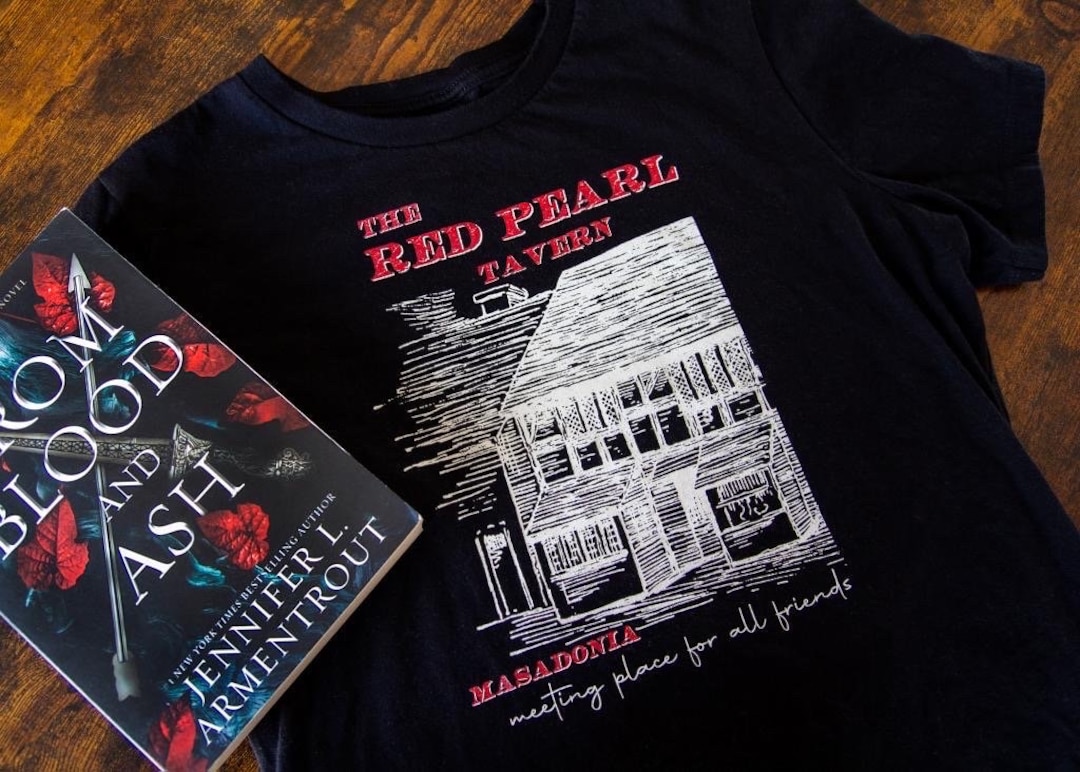 FBAA the Red Pearl Shirt, From Blood and Ash Shirt, Casteel Da'neer ...