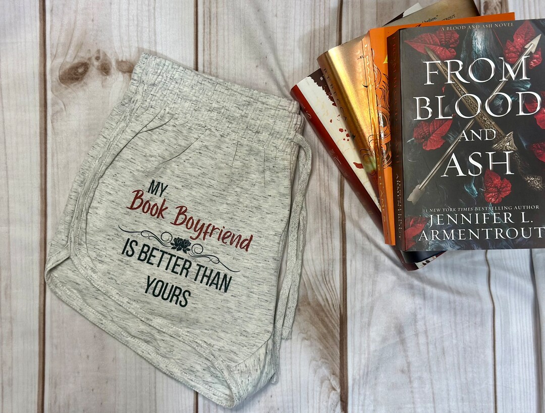 Crying Over Book Boyfriend Shorts, Smut Slut Funny Bookish Reader Dark ...