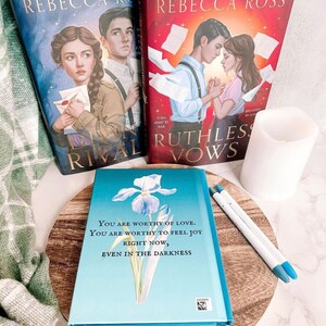 Divine Rivals Inspired Hardcover Journal Matte/ Iris Winnow and Roman ...