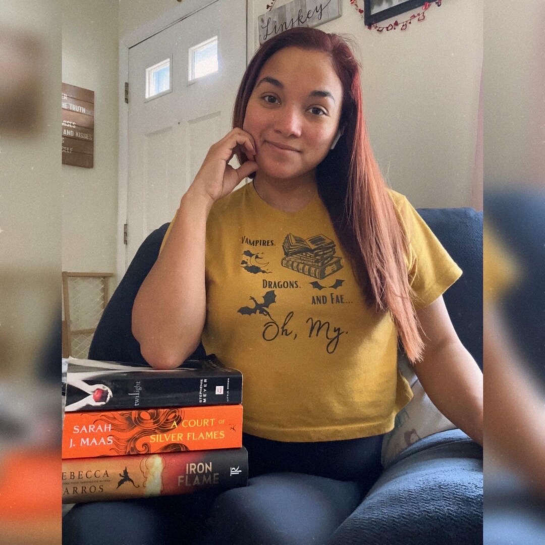 Vampires Dragons and Fae Crop Top, Fae Merch, Fantasy Reader Crop Shirt ...