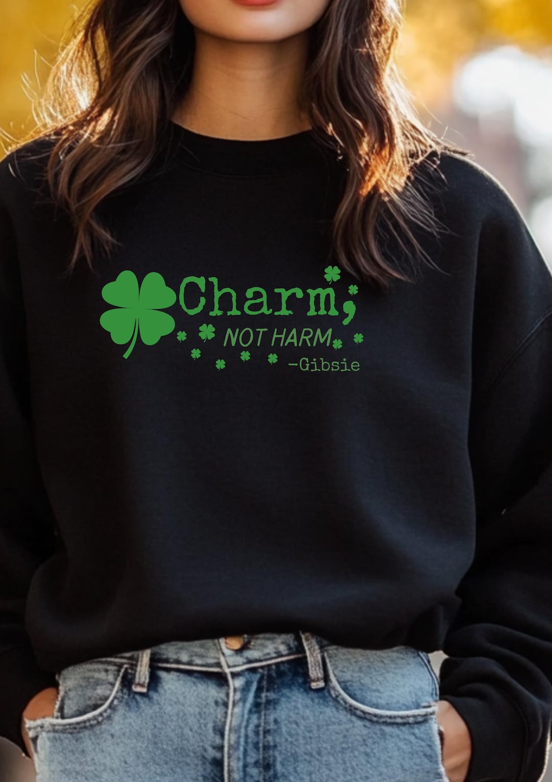 Charm Not Harm Gibsie Sweatshirt/ Binding 13 Shirt/ Gerard Gibson ...