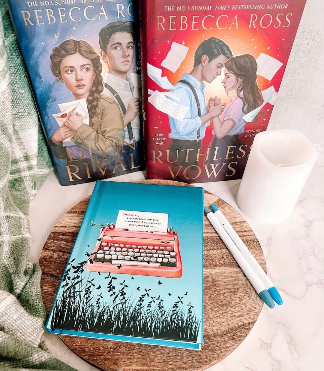 Divine Rivals Inspired Hardcover Journal Matte/ Iris Winnow and Roman ...