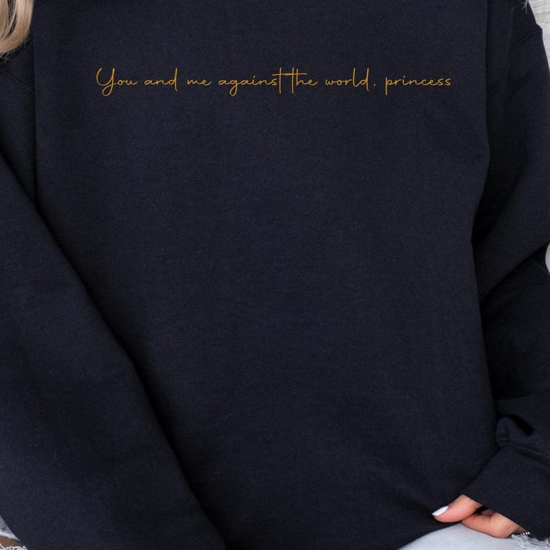 You and Me Against the World - Etsy