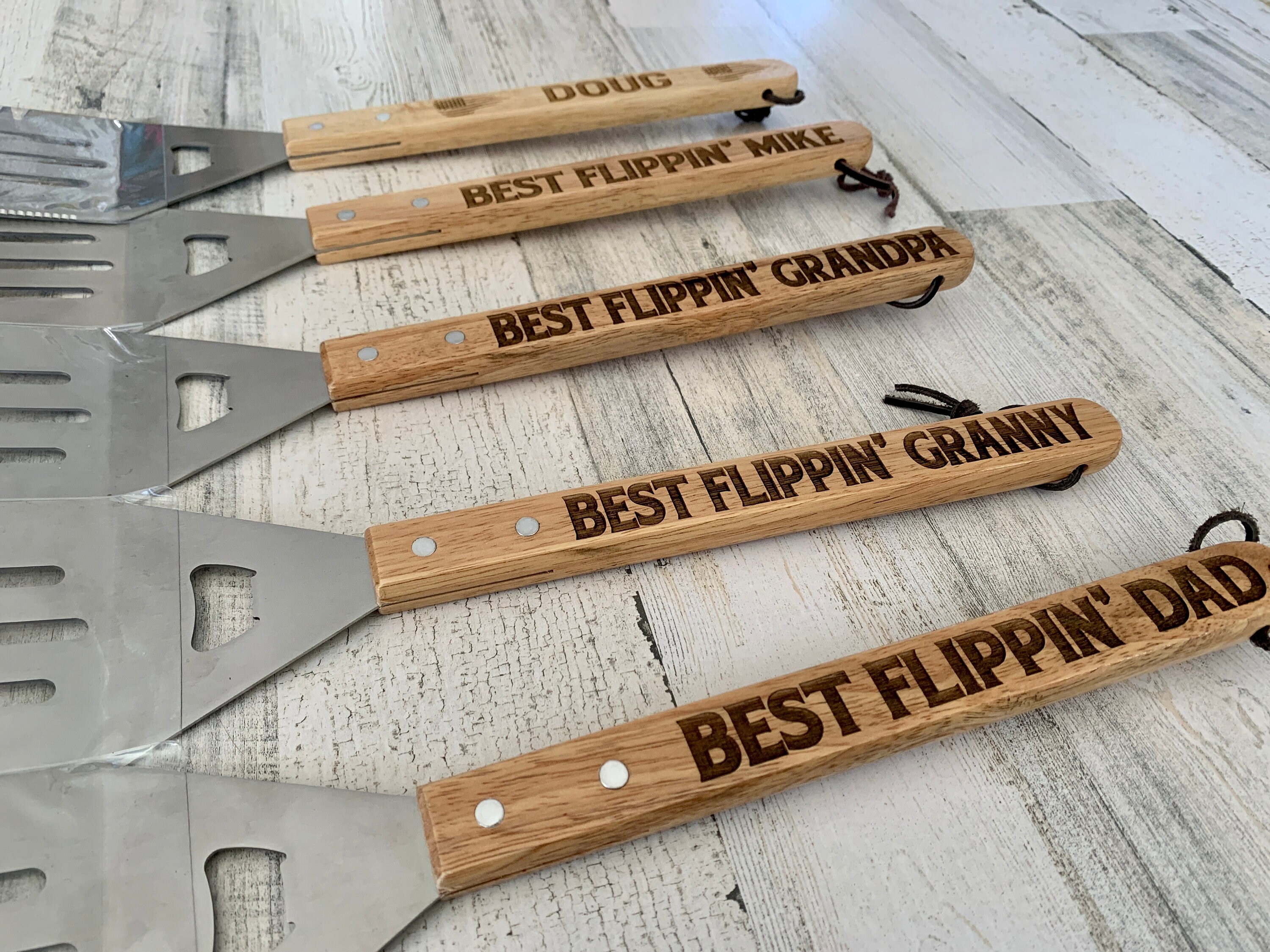 Personalized Spatula for Dad Father's Day BBQ Tool Grilling Spatula ...