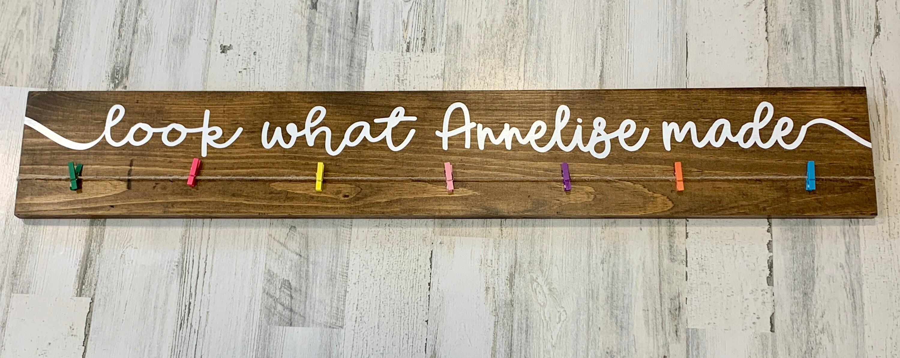 Look What We Made Sign Personalized Look What I Made Sign Kids - Etsy