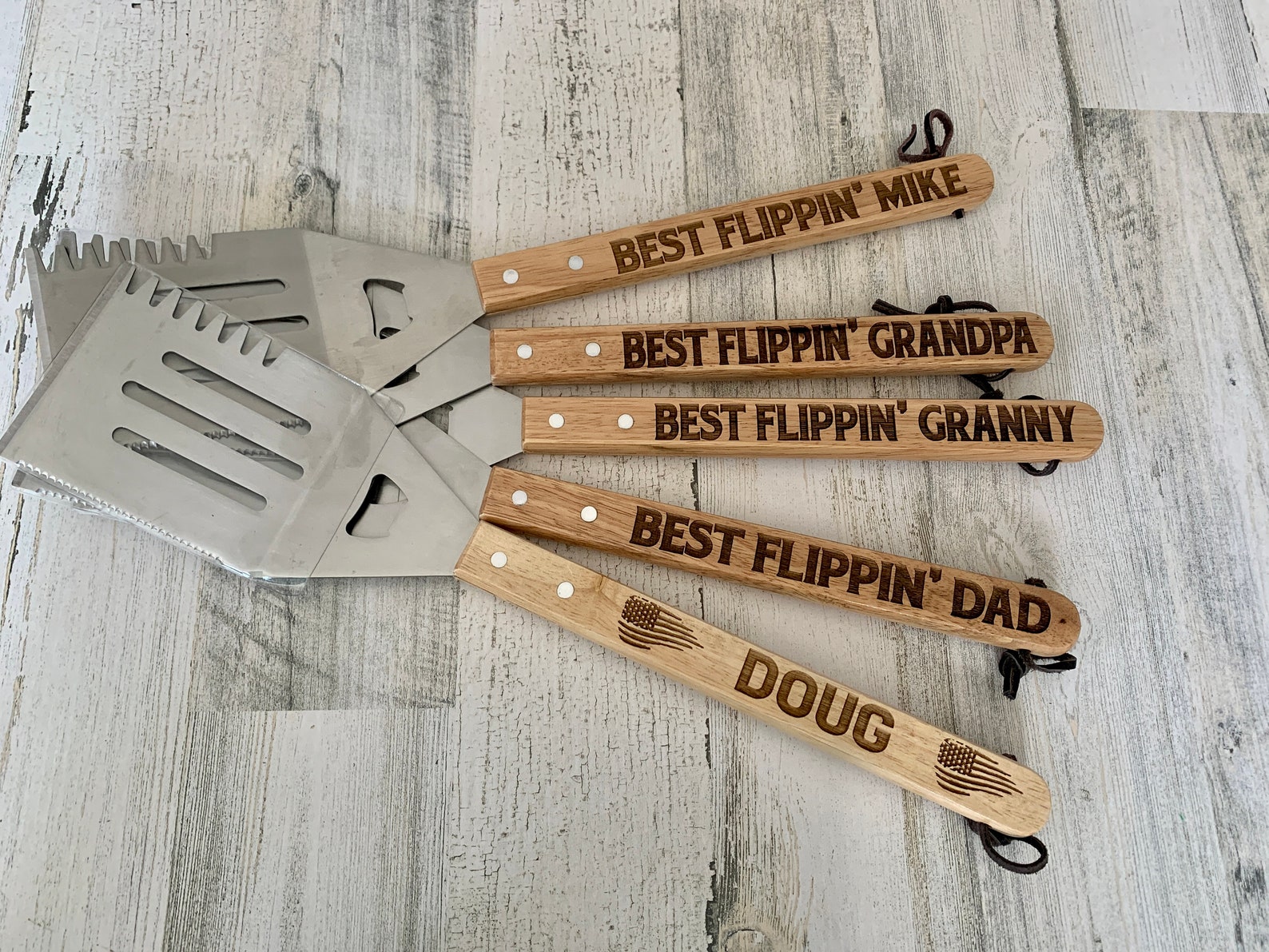 Personalized Spatula for Dad Father's Day BBQ Tool Grilling Spatula ...