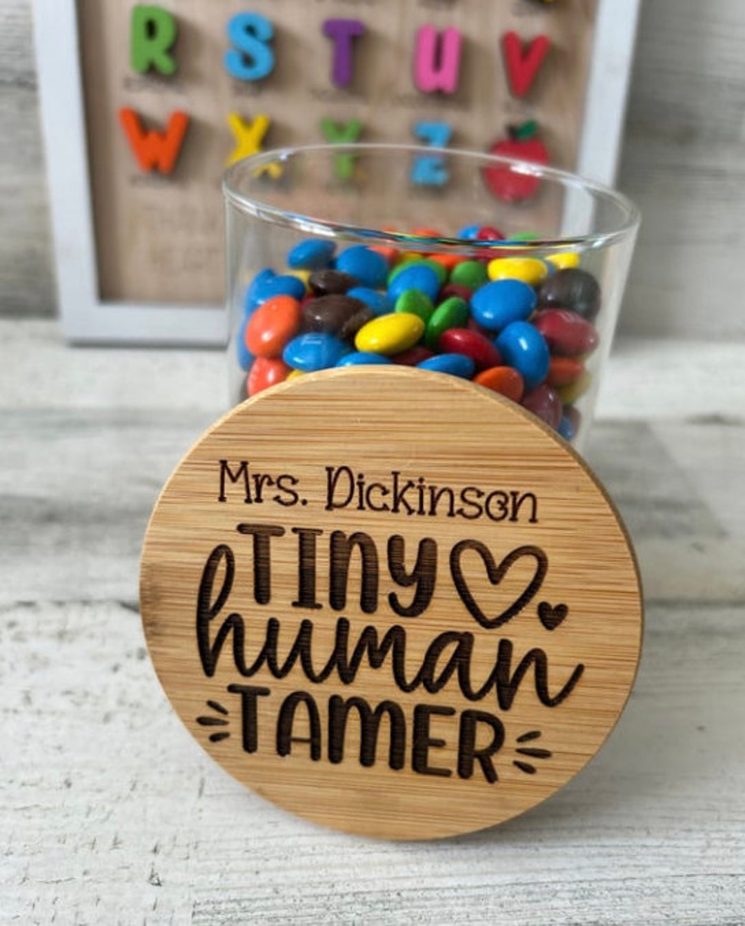 Teacher Appreciation Jar Custom Gift for Teacher Back to School Teacher ...