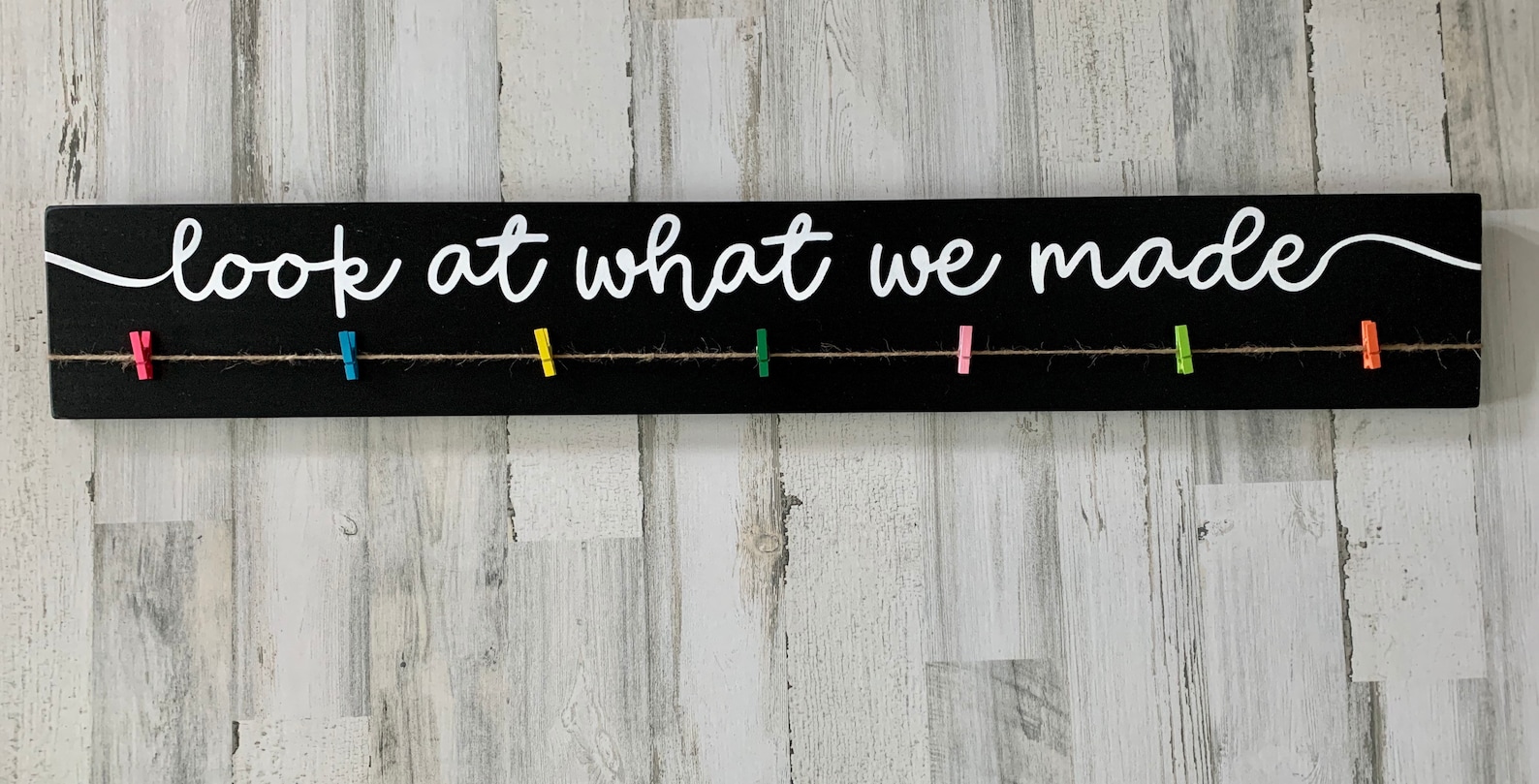 Look What We Made Sign Personalized Look What I Made Sign Kids - Etsy UK