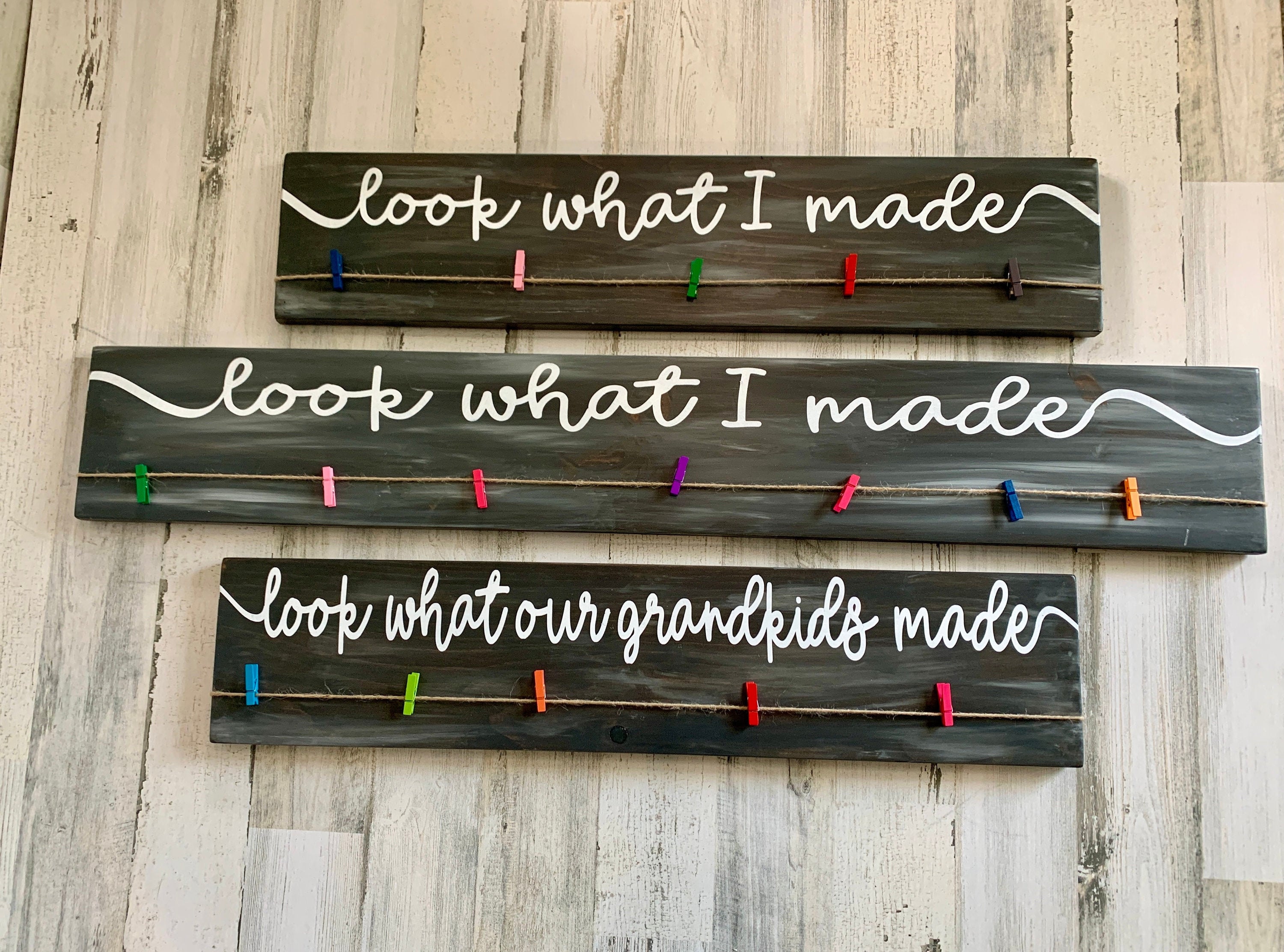 Look What We Made Sign Personalized Look What I Made Sign Kids - Etsy