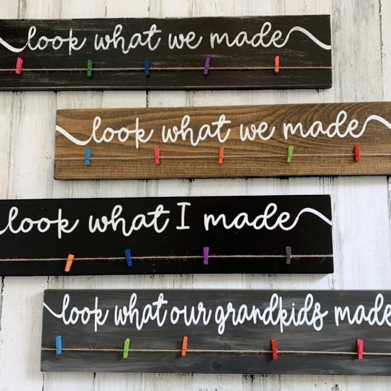Look What I Made Sign - Etsy