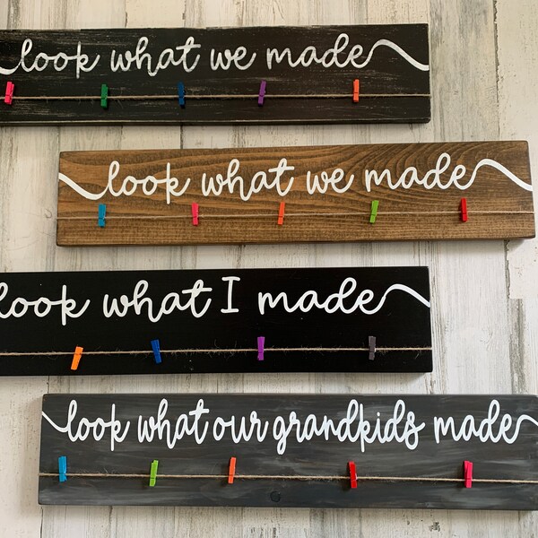 Look What I Made Sign - Etsy