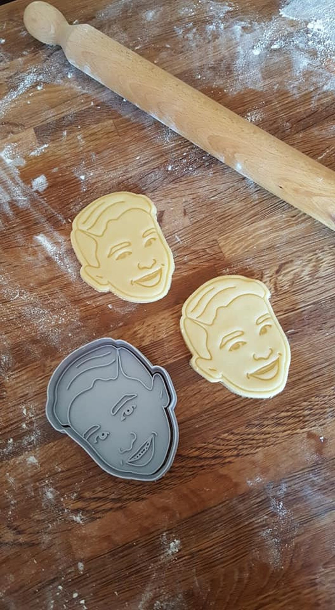 3D Custom Couple Portrait Cookie Cutter | Etsy