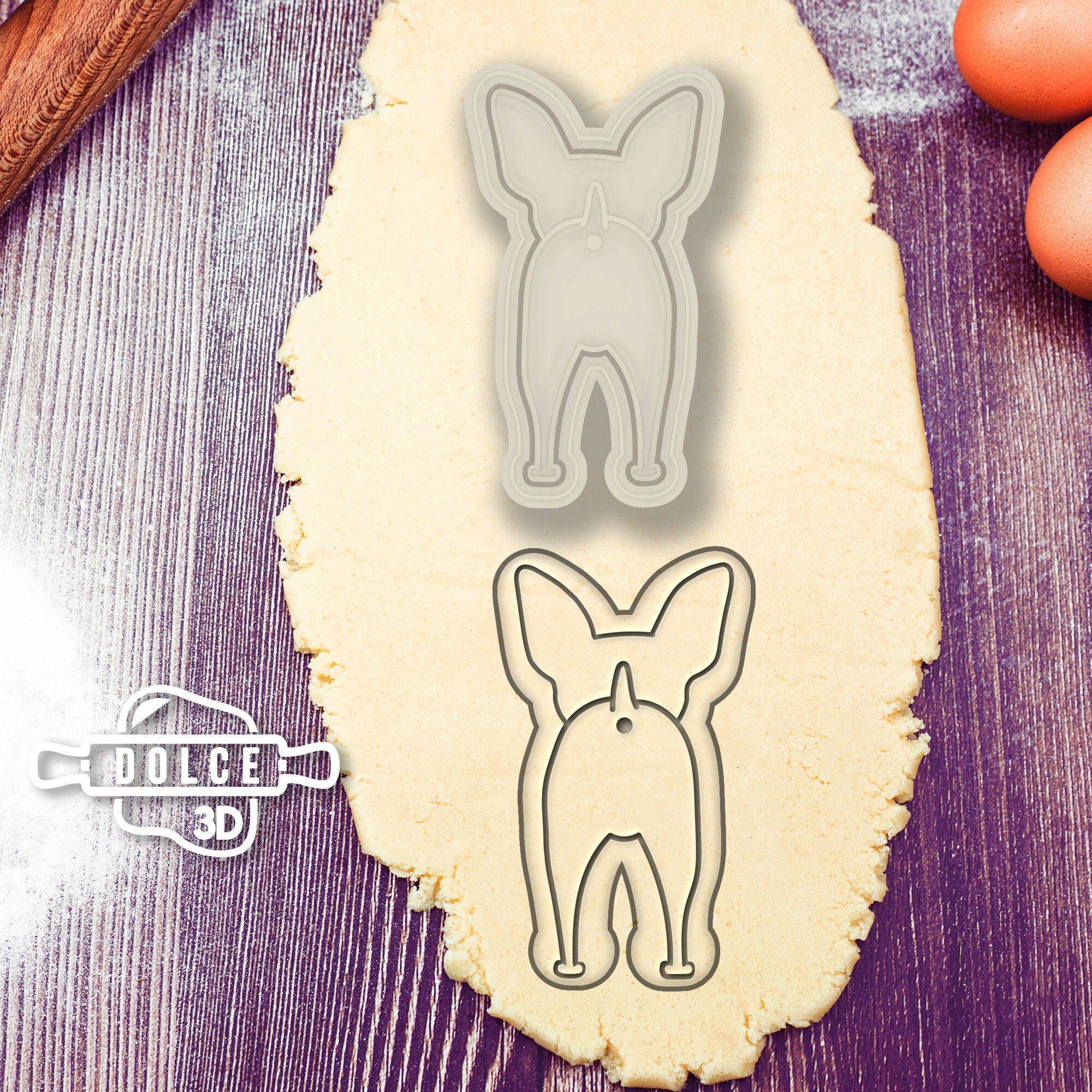 Rat Terrier Butt Cookie Cutter - Etsy