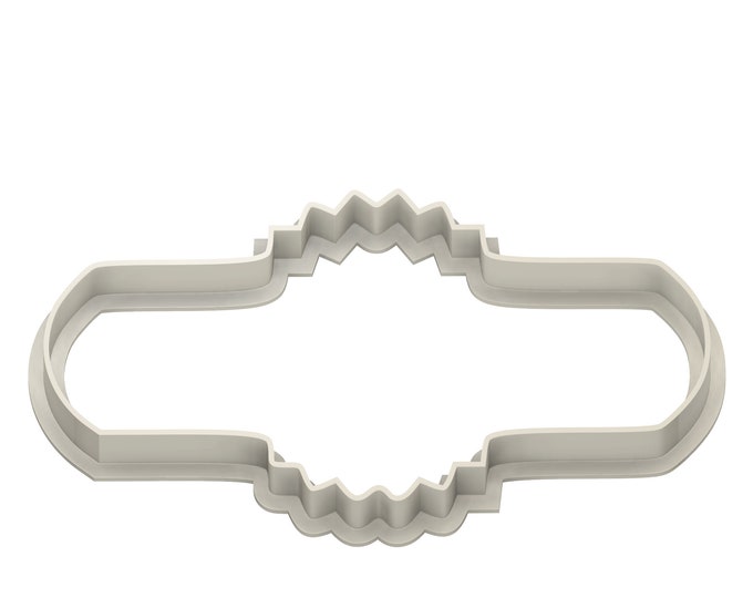Wavy Plaque Cookie Cutter. Plaque Cookie Cutter. Cookie Cutter Shapes ...