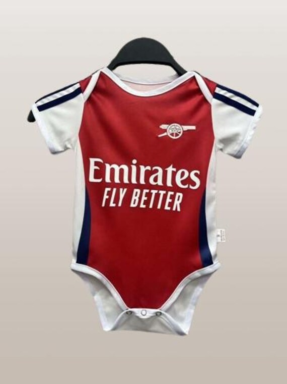 Baby Bodysuit Arsenal Home Kit 2024 25 Etsy