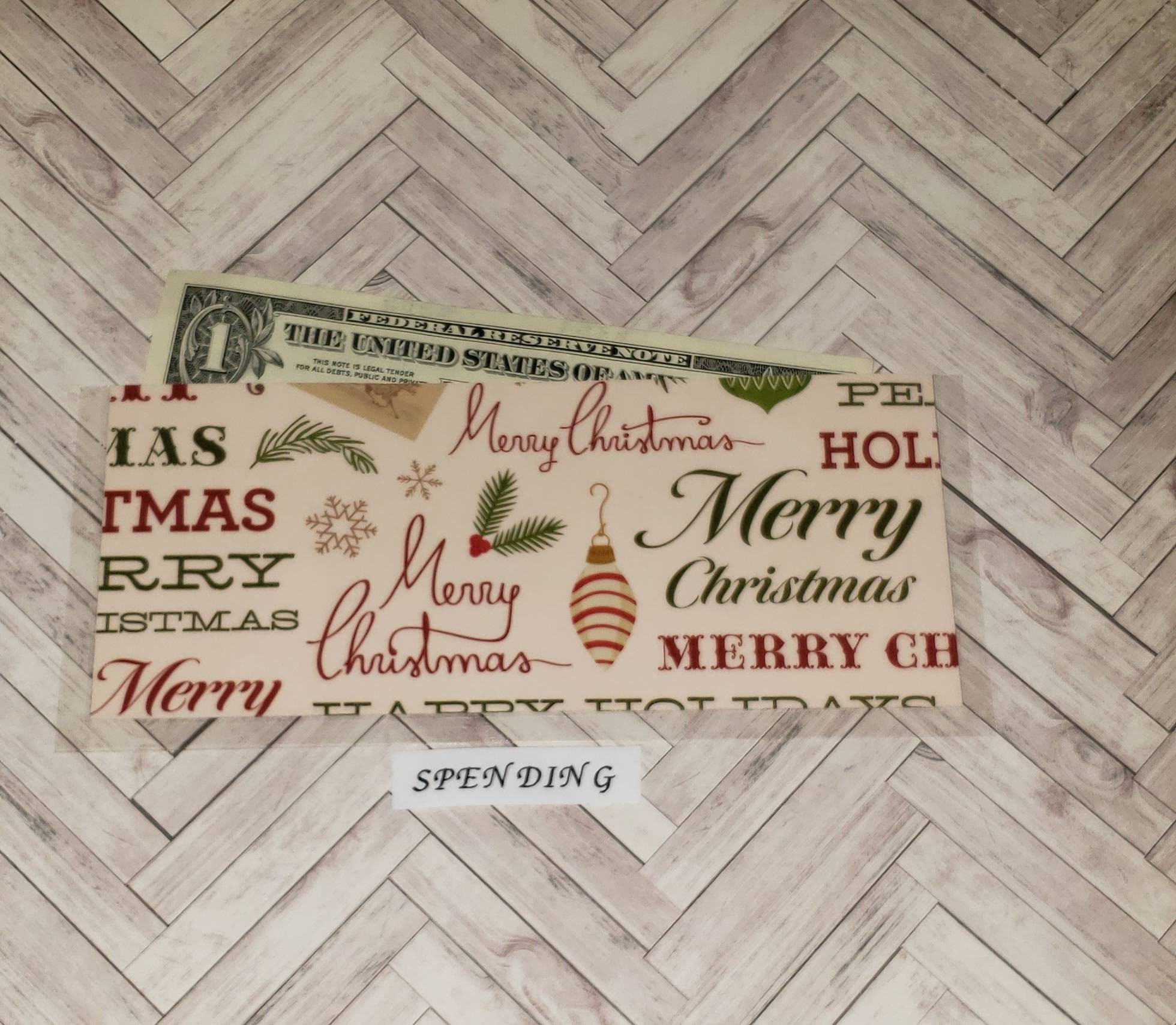 Single Laminated Cash Envelope Cash Budget Sinking Funds - Etsy