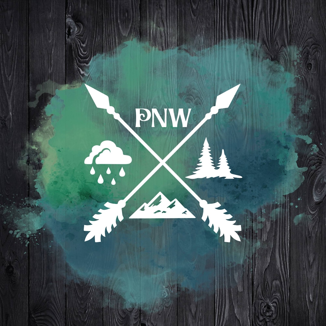 Pacific Northwest Car Decal PNW Arrows Sticker Weather - Etsy