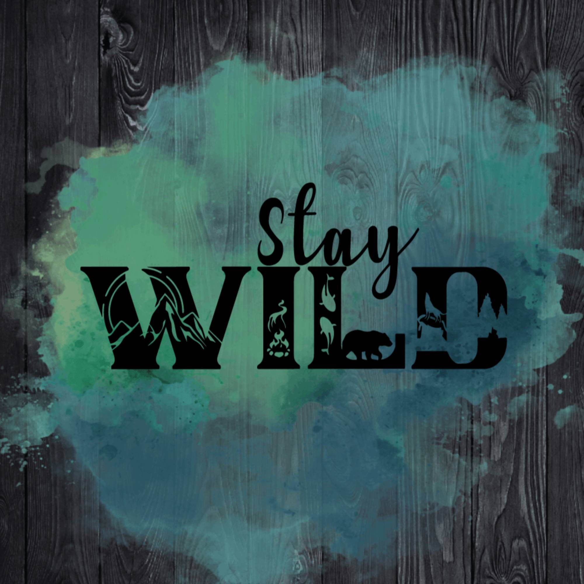 Stay Wild Car Decal Stay Wild Sticker Wilderness Design - Etsy