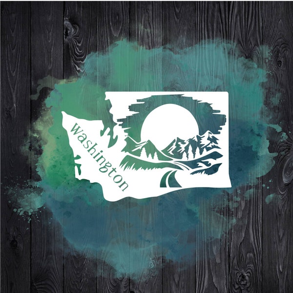Washington Car Decal - Etsy
