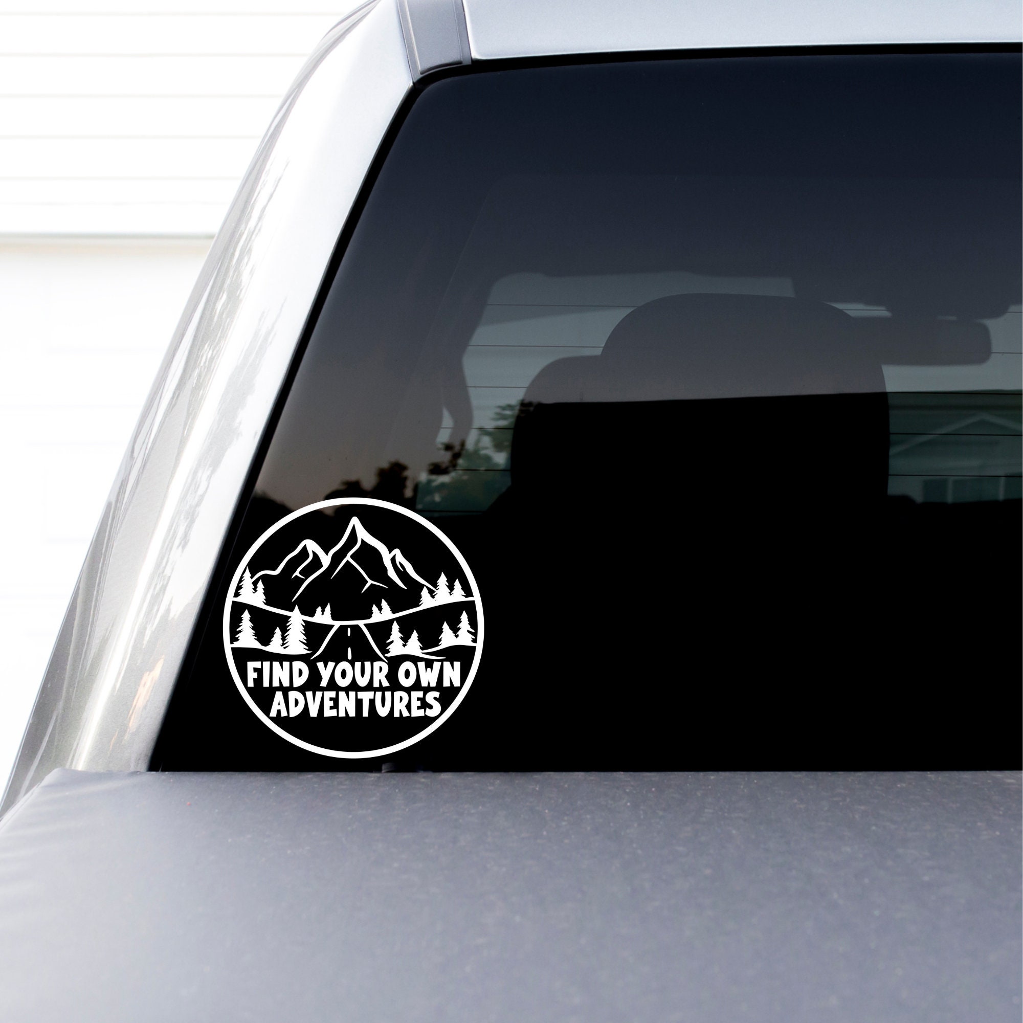 Find Your Own Adventures Car Decal Mountains Sticker - Etsy