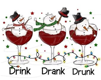 Drink Drank Drunk Instant Digital Download Svg Png Dxf - Etsy