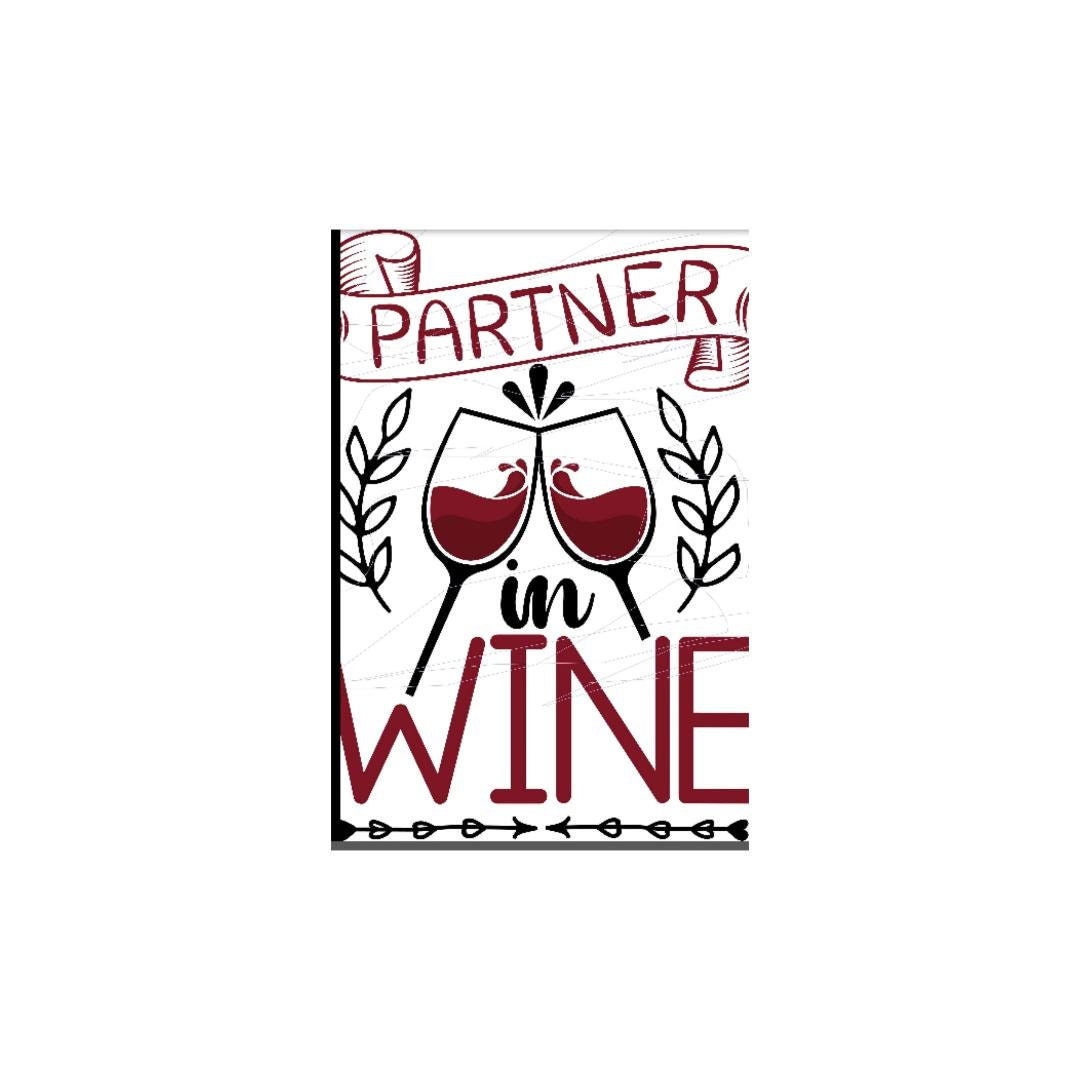 Partner in Wine Funny Digital Design-png, Svg, Dxf - Etsy