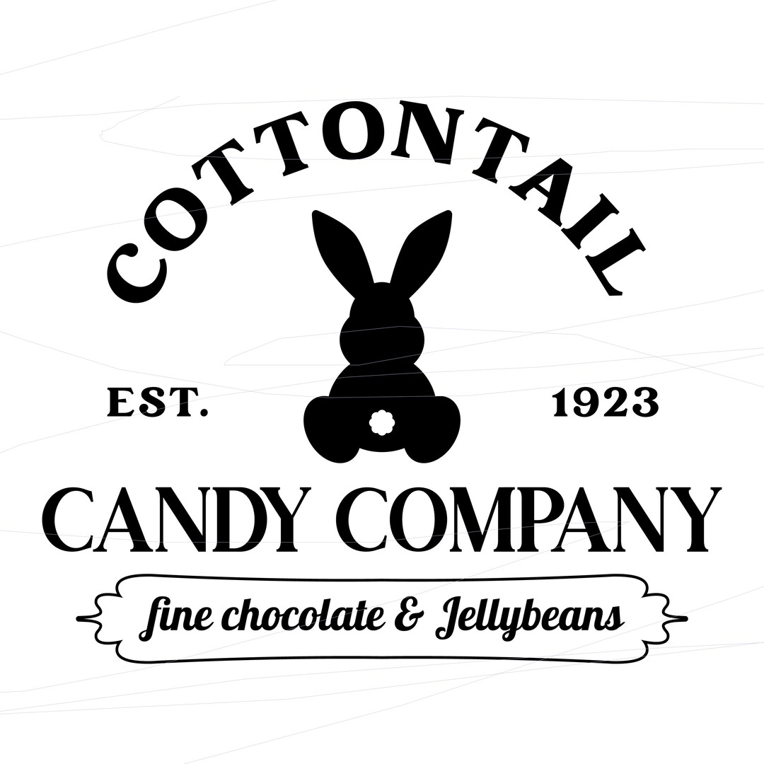 Cotton Tail Candy Company Design PNG SVG - Etsy