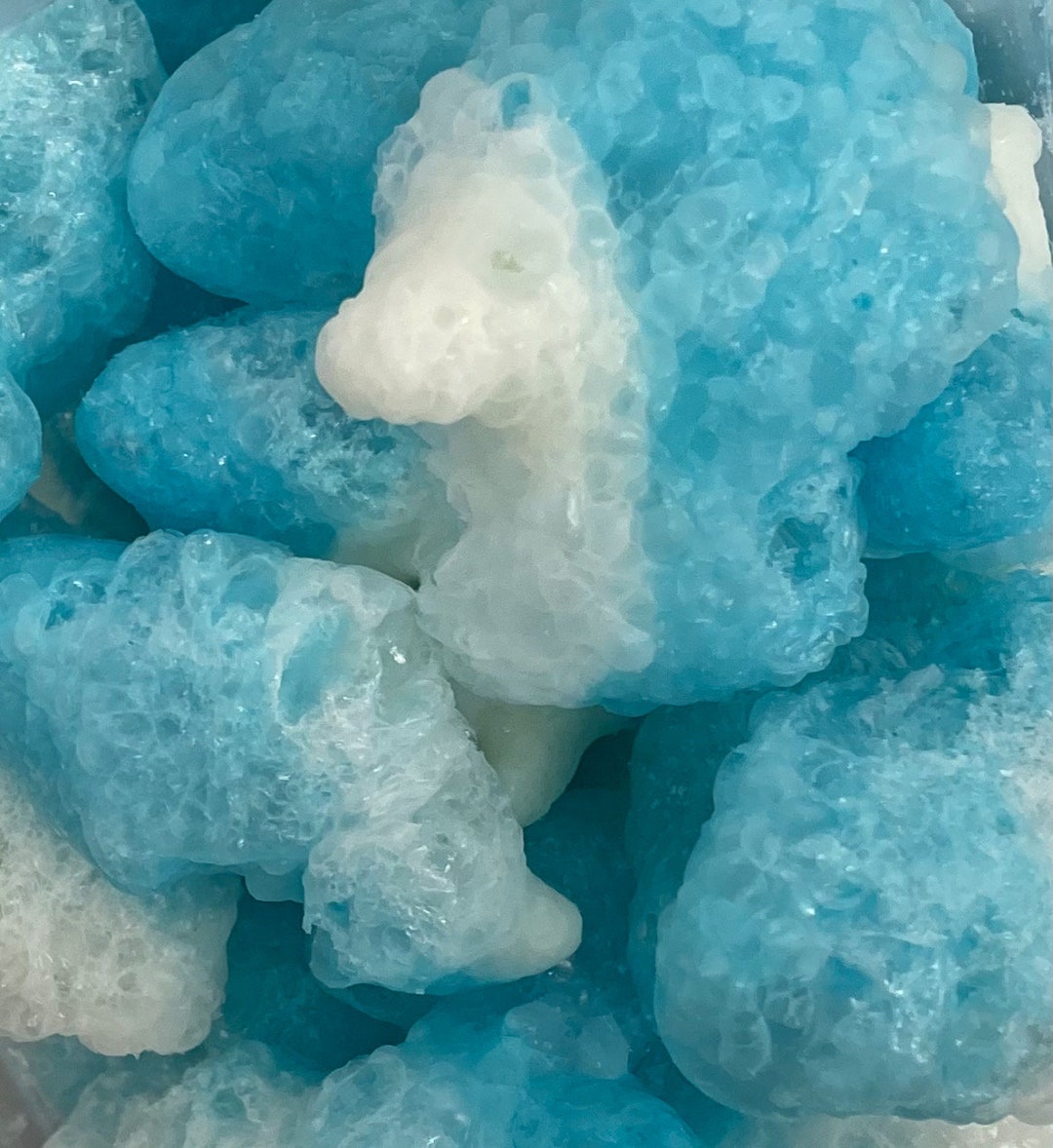 Inflated Blue Sharks, Freeze Dried, Freeze Dried Candy, Airy, Crunchy ...