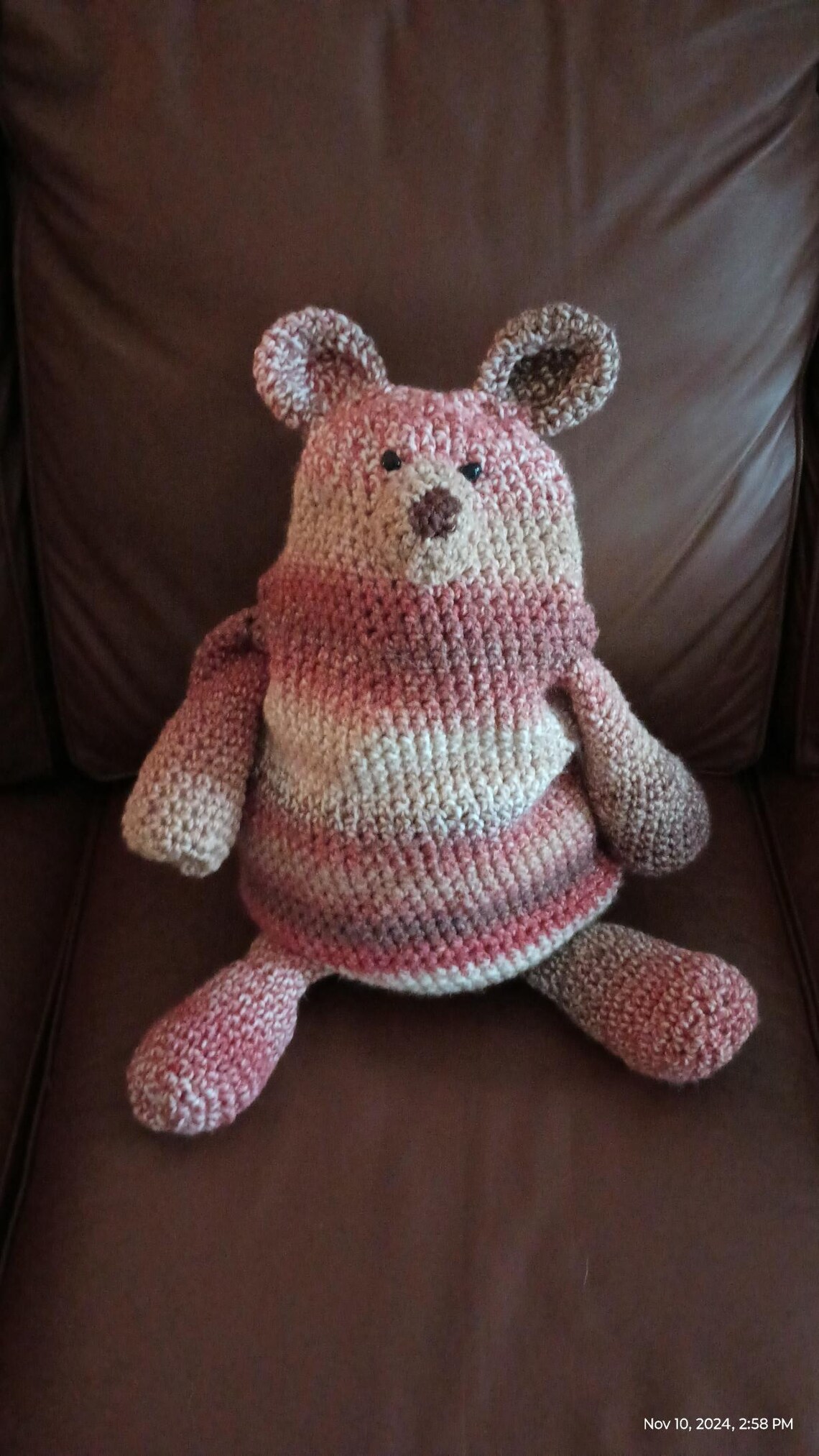 Chunky Crochet Benji Bear - Etsy
