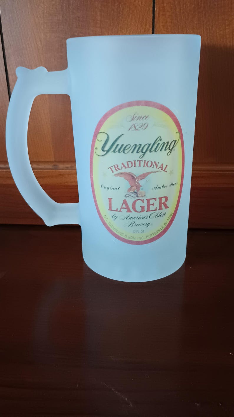Yuengling Lager Frosted Beer Mug - Etsy
