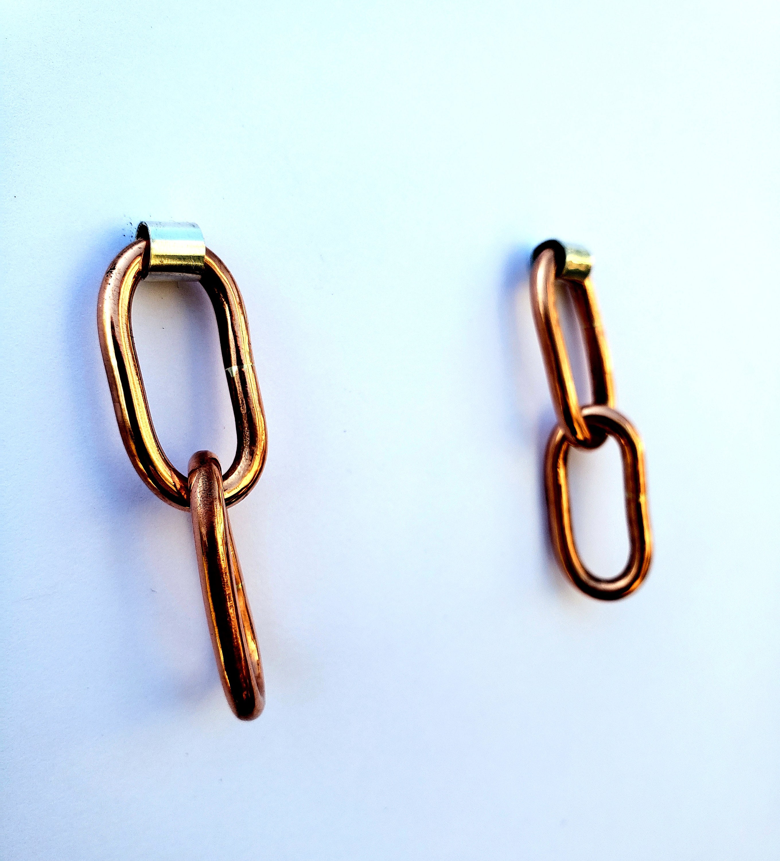 Two-link Earrings - Etsy