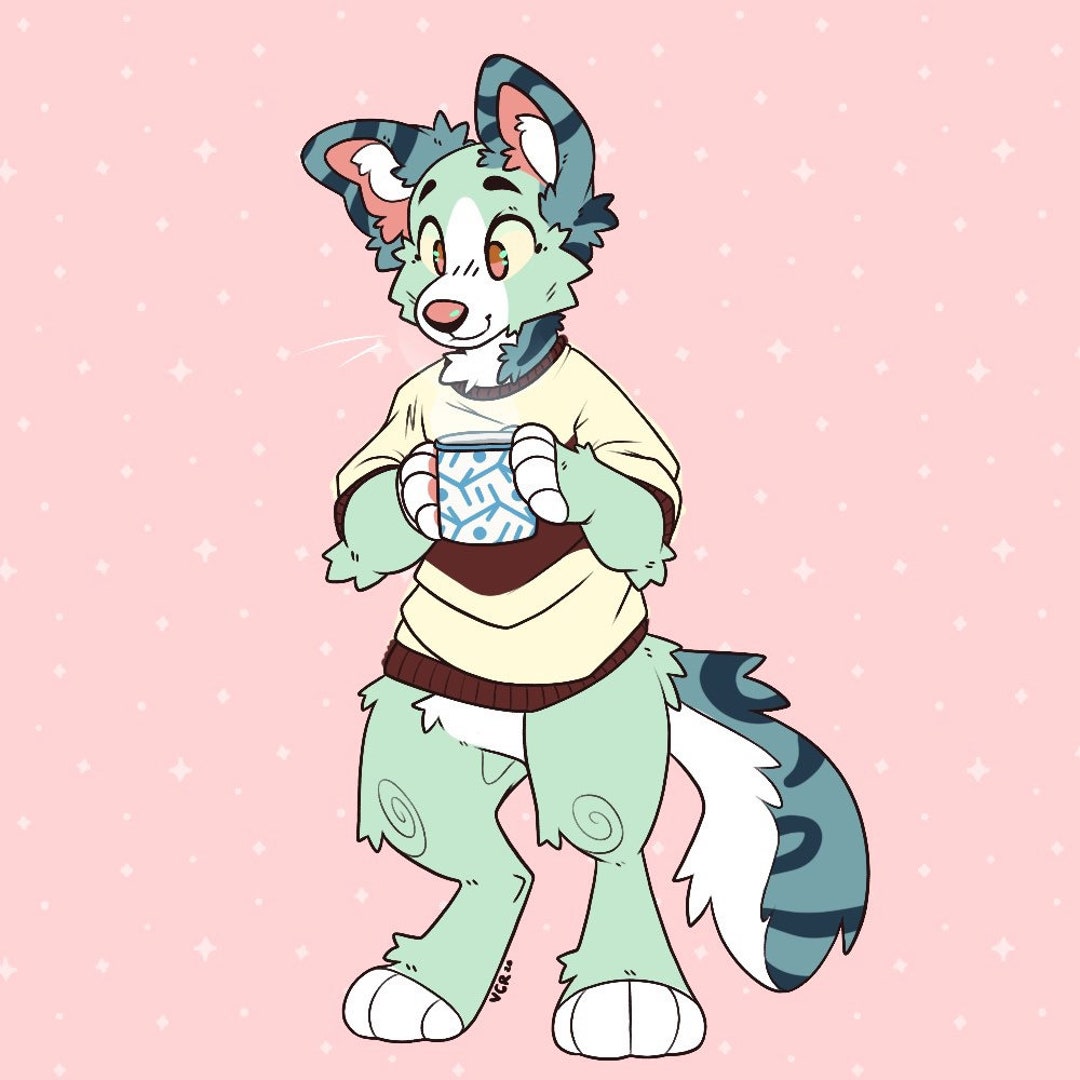 Ych Canine and Feline puppy Dog Fursona Furry Character - Etsy