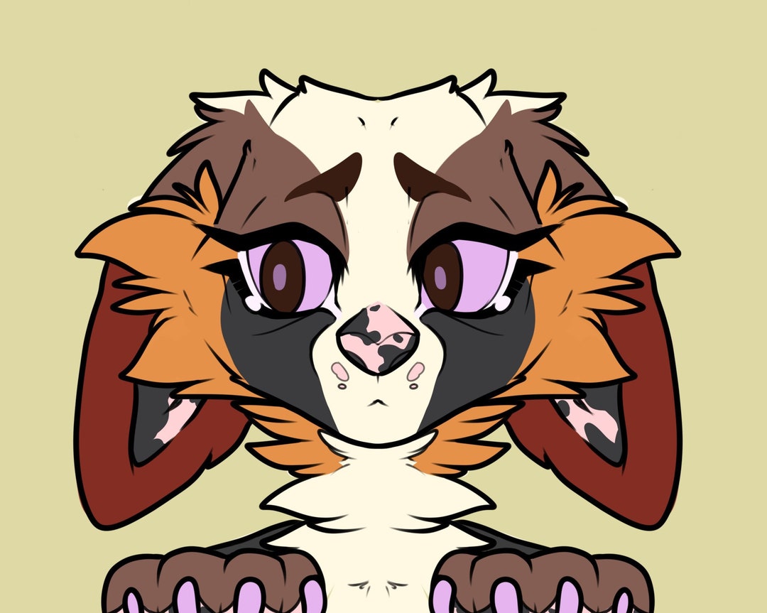 Sad and Canine Female and Male Furry Ych Base Custom Commissions Art ...