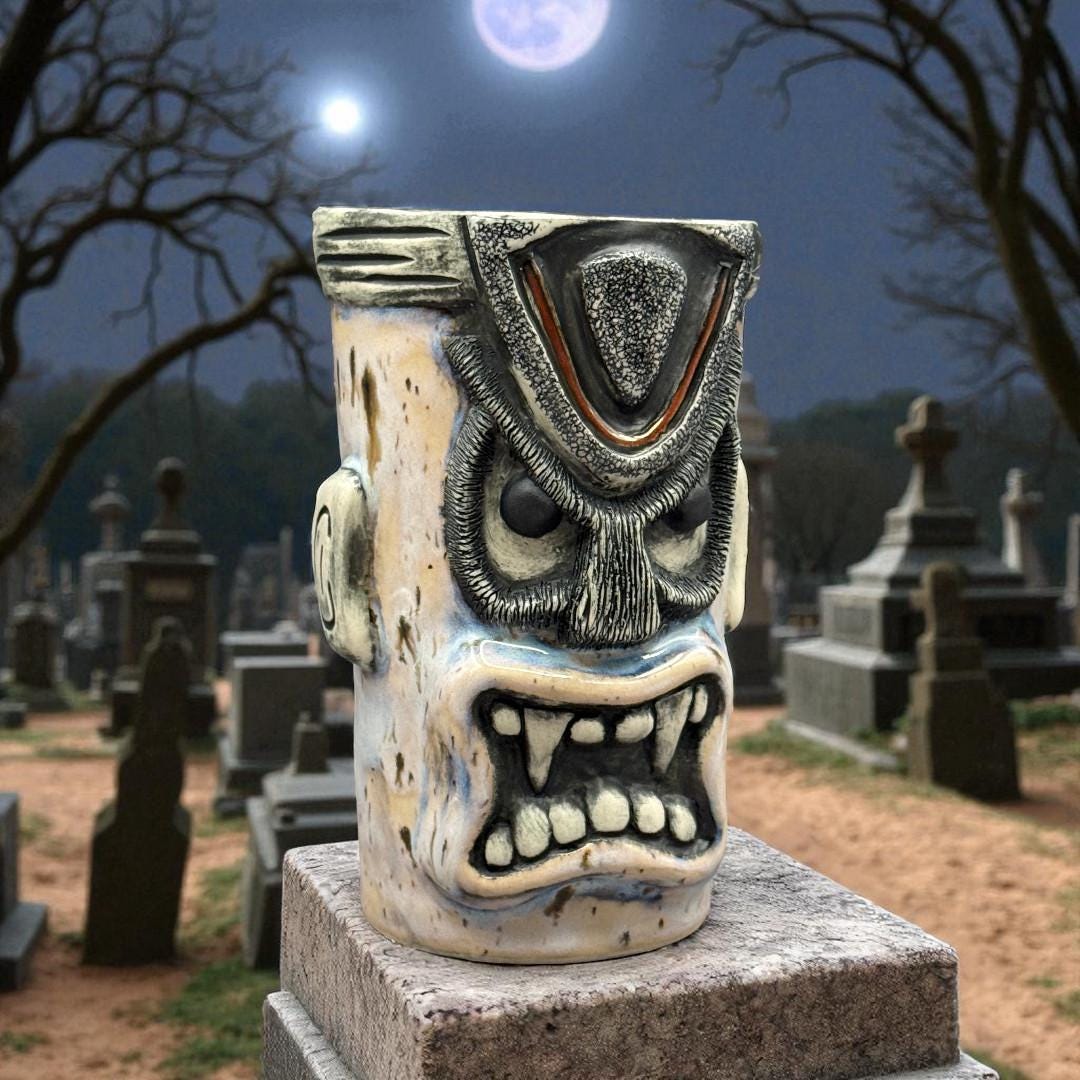 Fanged Island Savage Tiki Mug (handmade) - Etsy