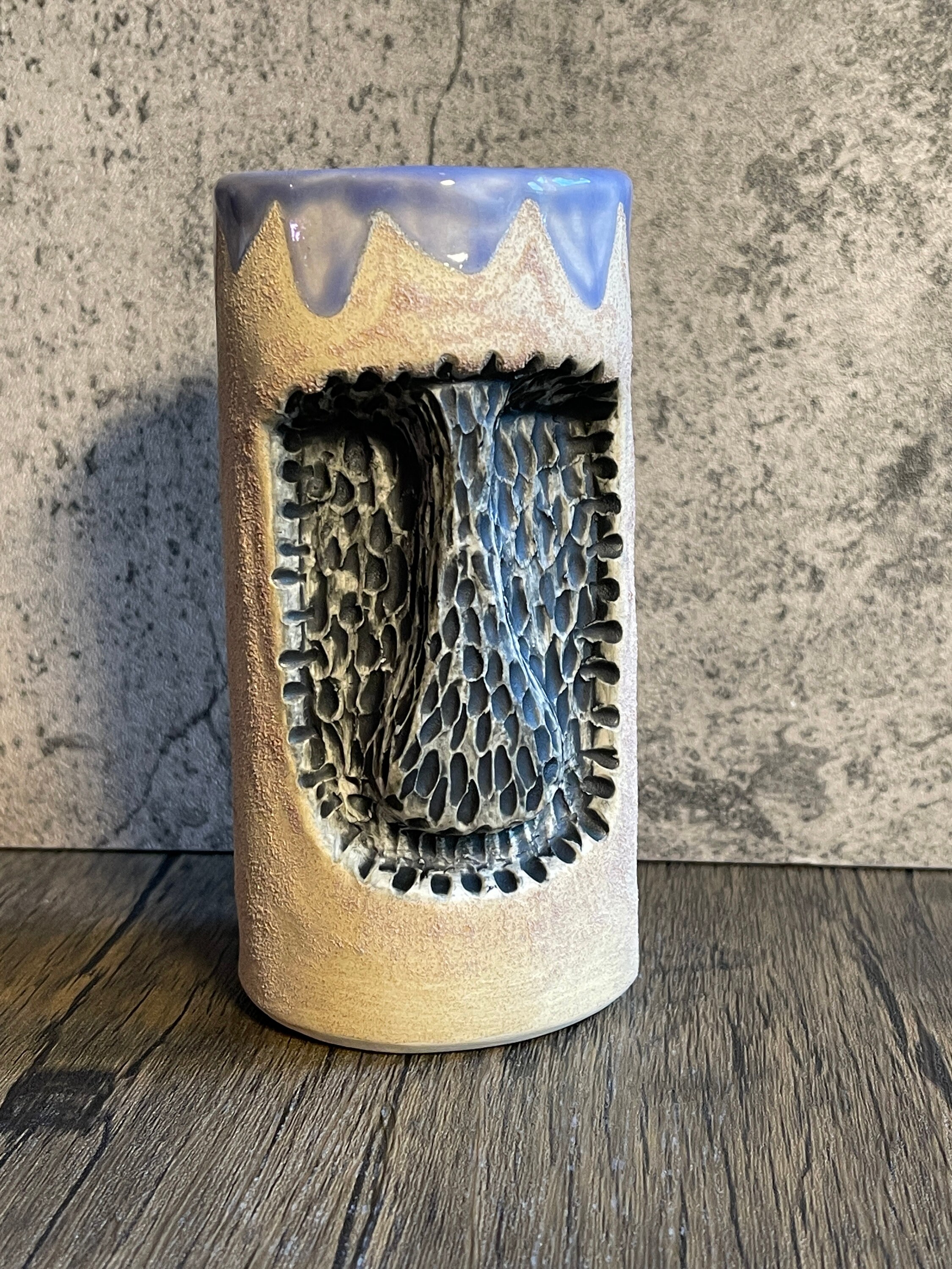 Beach Lava Carved Moai Tiki Mug Handmade | Etsy