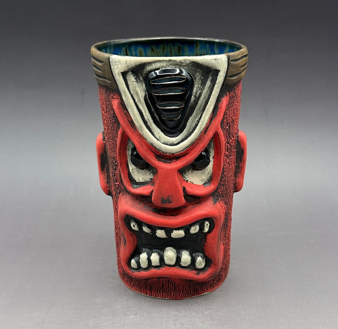 Island Savage Tiki Mug #3 (handmade) - Etsy